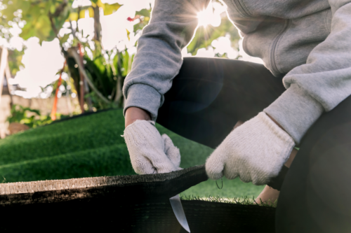 Installing Artificial Turf on Hills, Slopes, & Uneven Ground - ReTurf