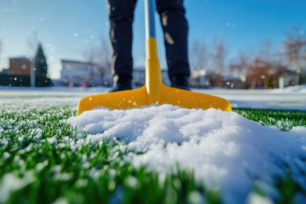 Artificial Turf in Winter: Snow, Ice, and Cold Weather Care Tips - ReTurf